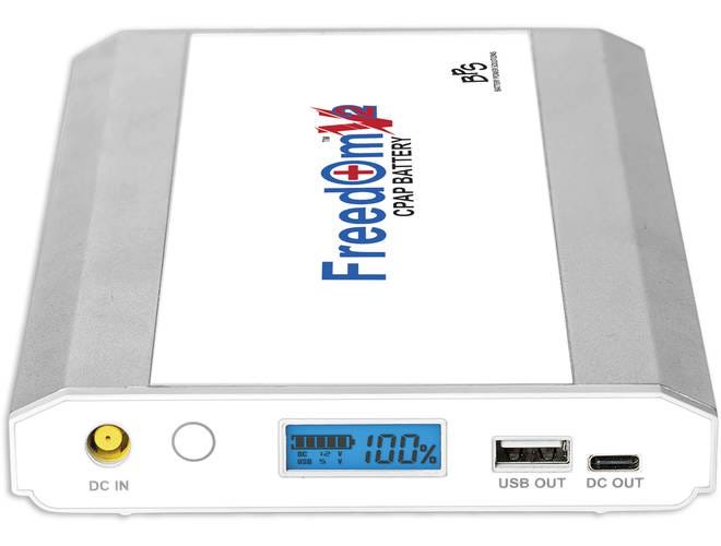 Battery Power Solutions Freedom V2 CPAP Battery - Battery Only