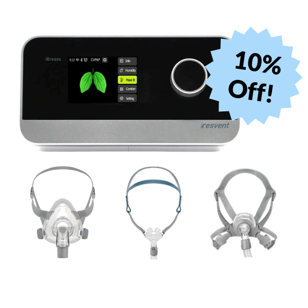 Resvent iBreeze Auto CPAP Machine | CPAPsupplies.com